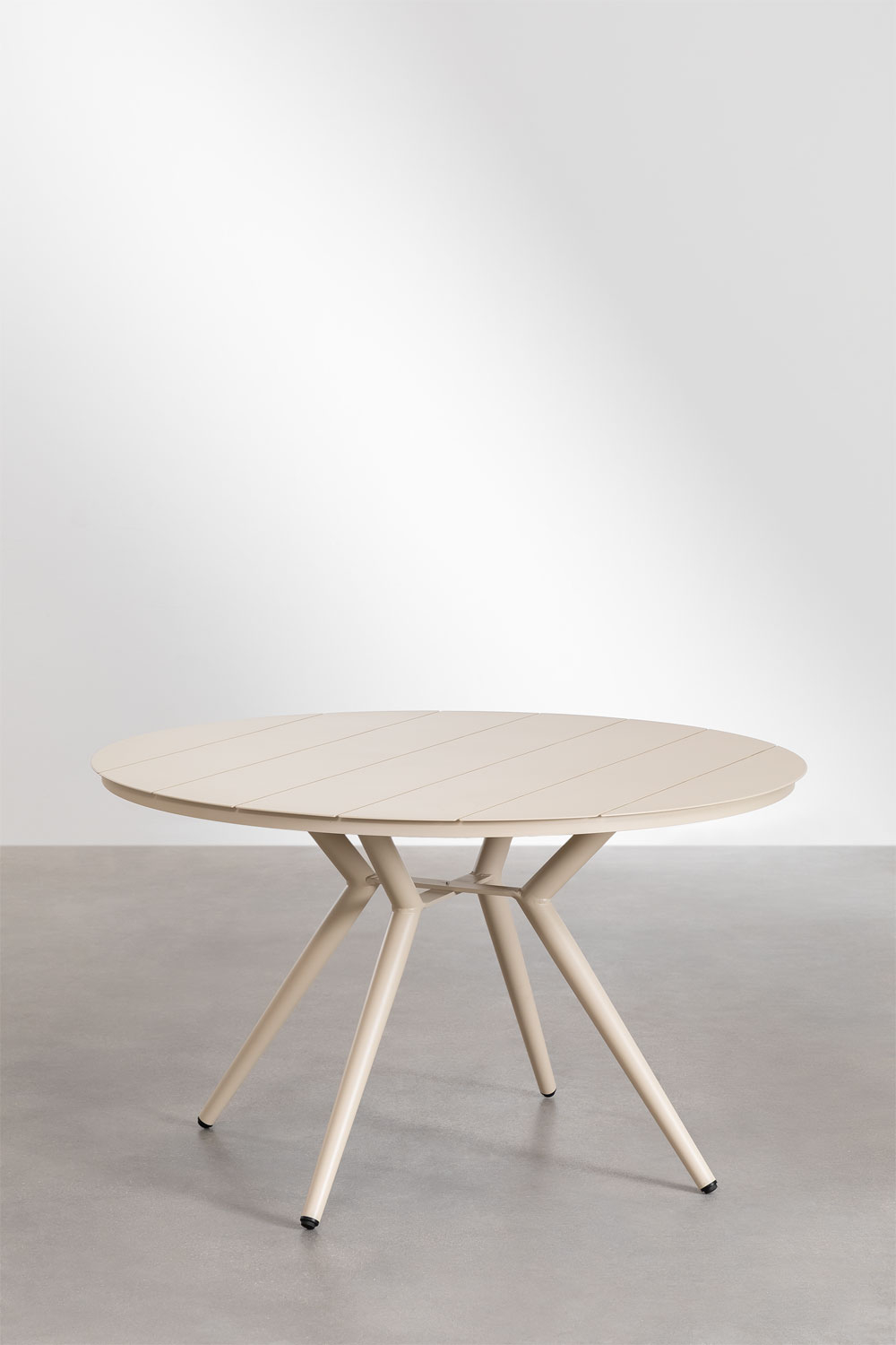 Round dining table in aluminum Valerie - SKLUM