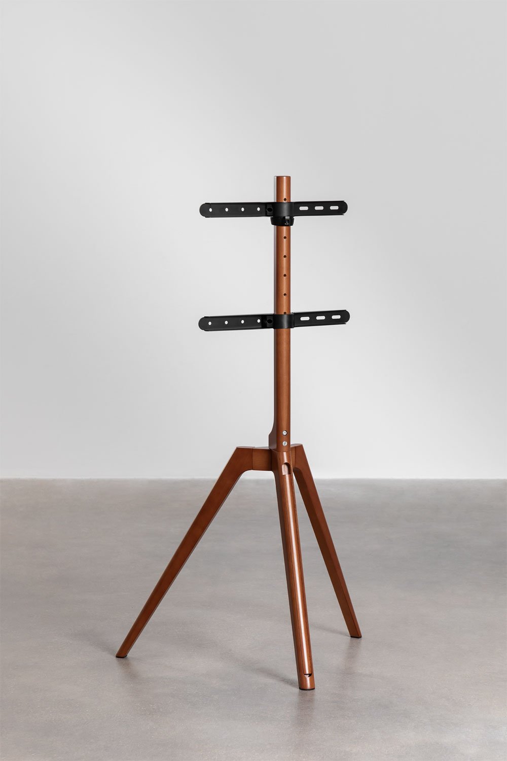 Curtiz steel and wood tripod TV stand - SKLUM