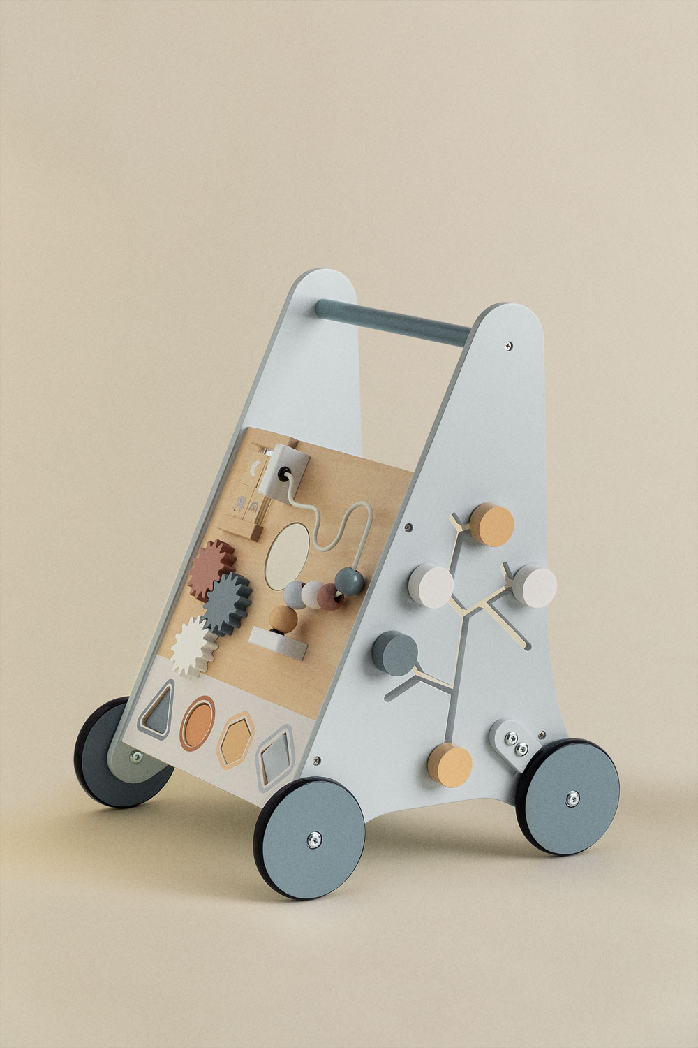 Bandile Kids wooden multi-activity walker cart - SKLUM