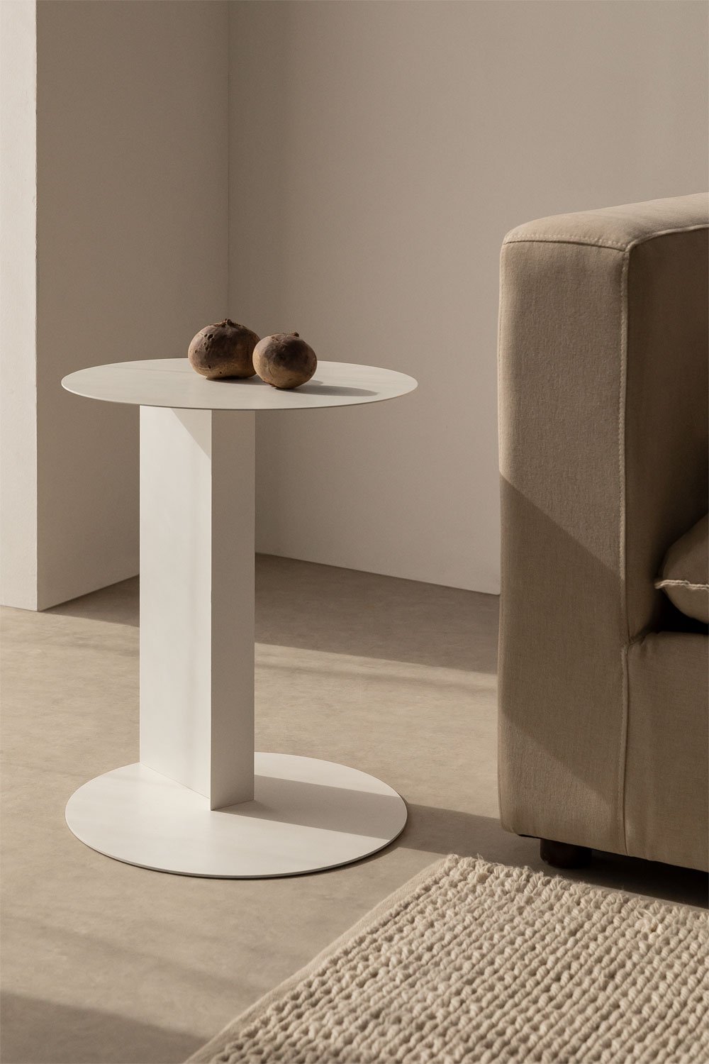 Round Steel Side Table (Ø40 cm) Wallace - SKLUM