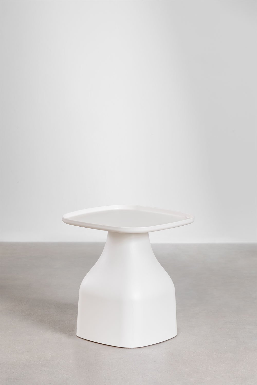 Square Garden Side Table 50x50 cm in Polypropylene Jubarri - SKLUM