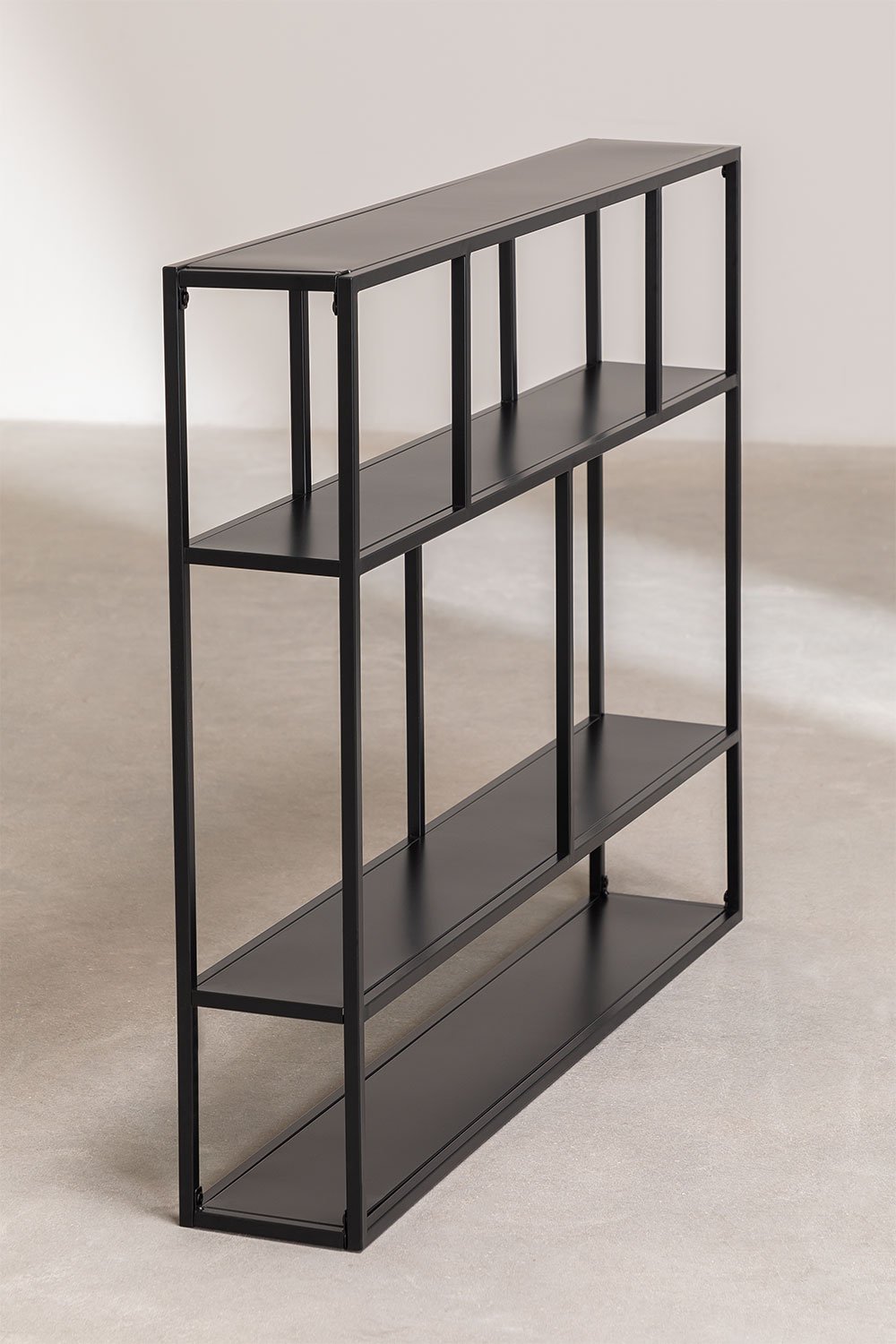 Modular Metal Wall Shelving Unit Thura 120 cm