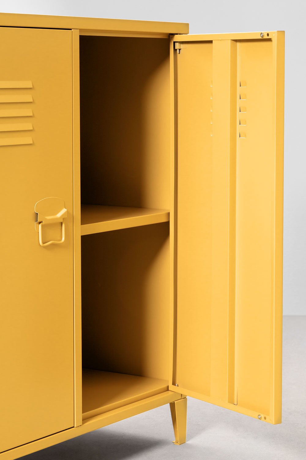 Pohpli 80x40 cm steel 2-door locker sideboard - SKLUM