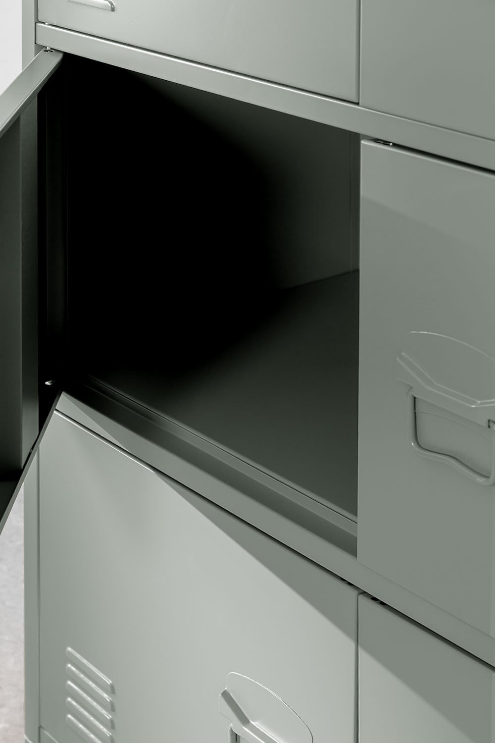 Pohpli 6-door steel locker drawer unit - SKLUM