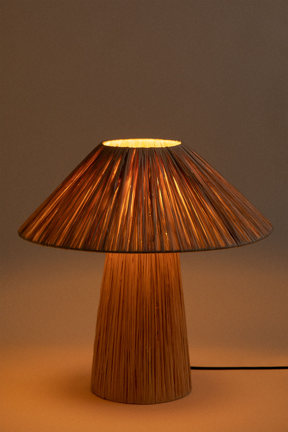Aruel Raffia Table Lamp - SKLUM