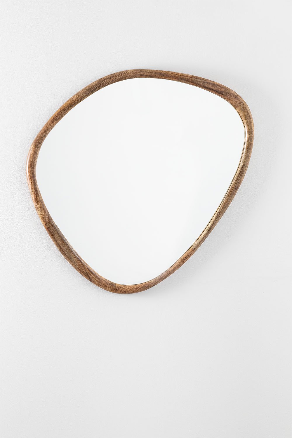 Mango wood wall mirror (86x70 cm) Dilian - SKLUM