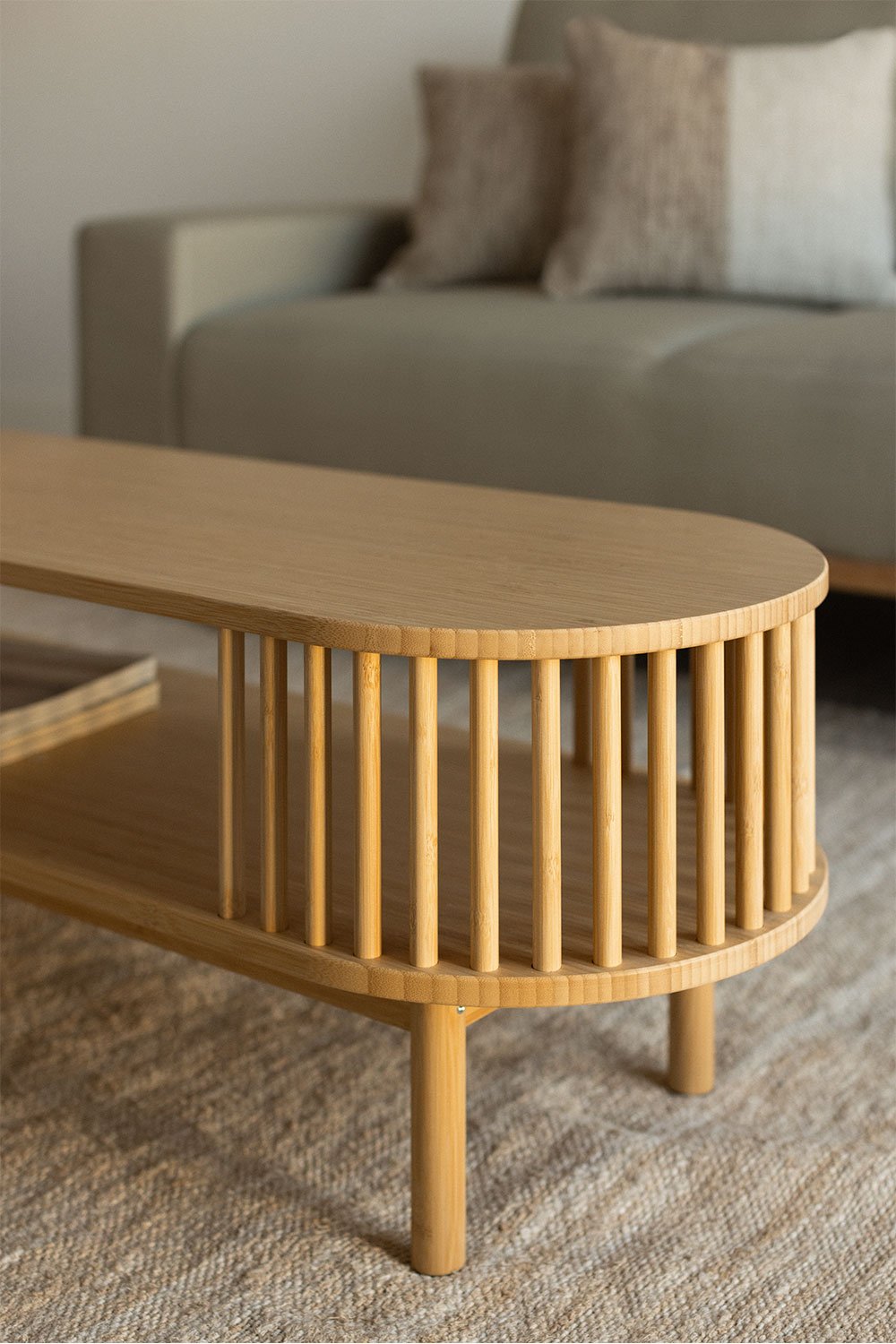 Bamboo Coffee Table Connery - SKLUM