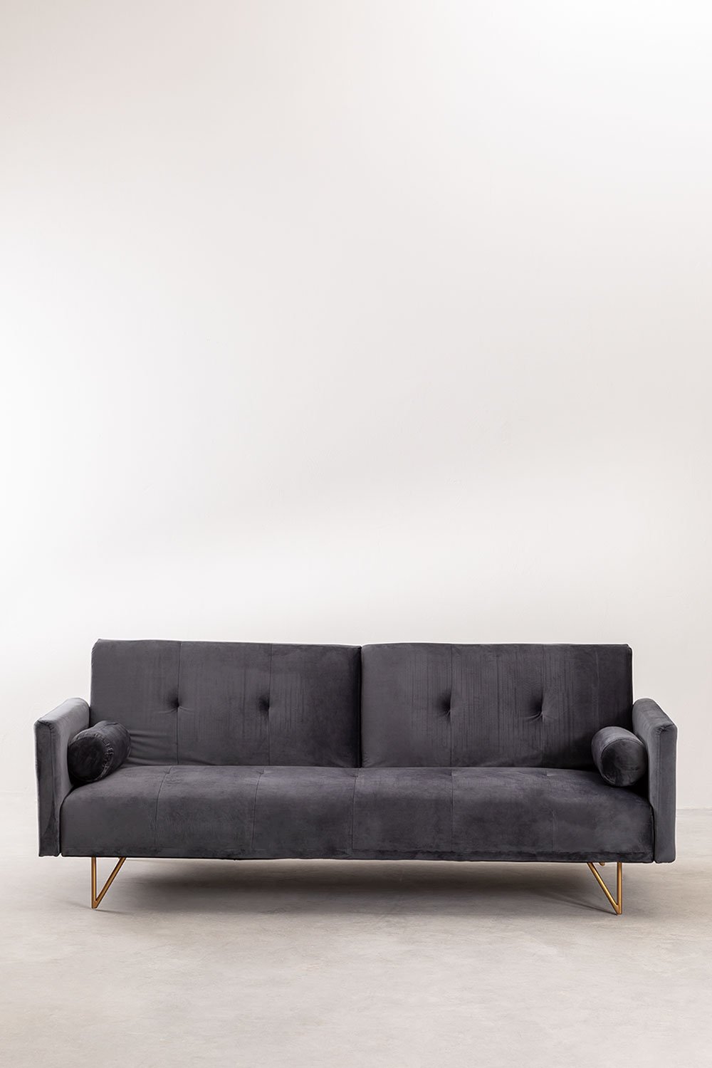 3 Seater Reclining Velvet Sofa Jehrd Essentials