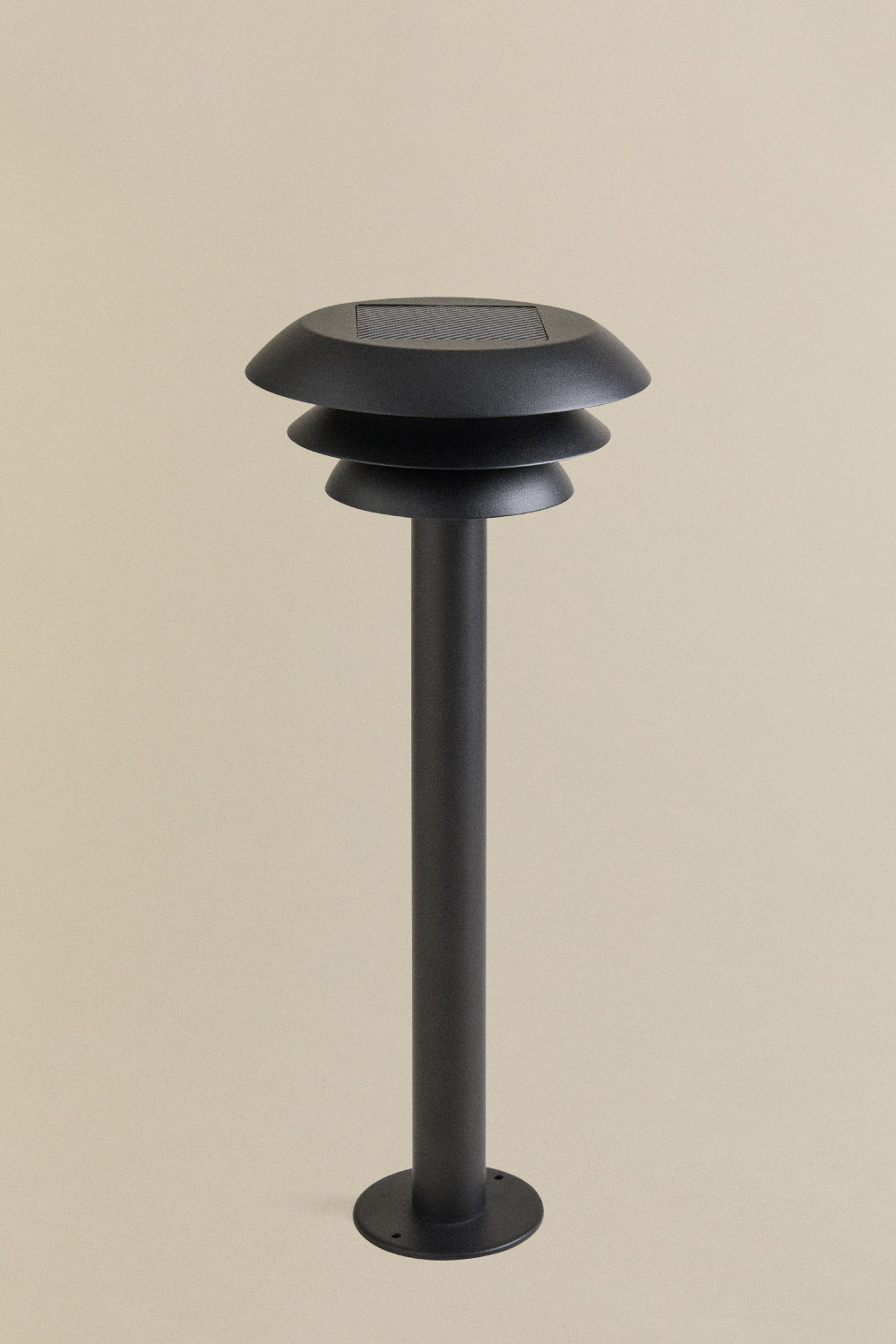 Lirano stainless steel outdoor solar LED beacon - SKLUM