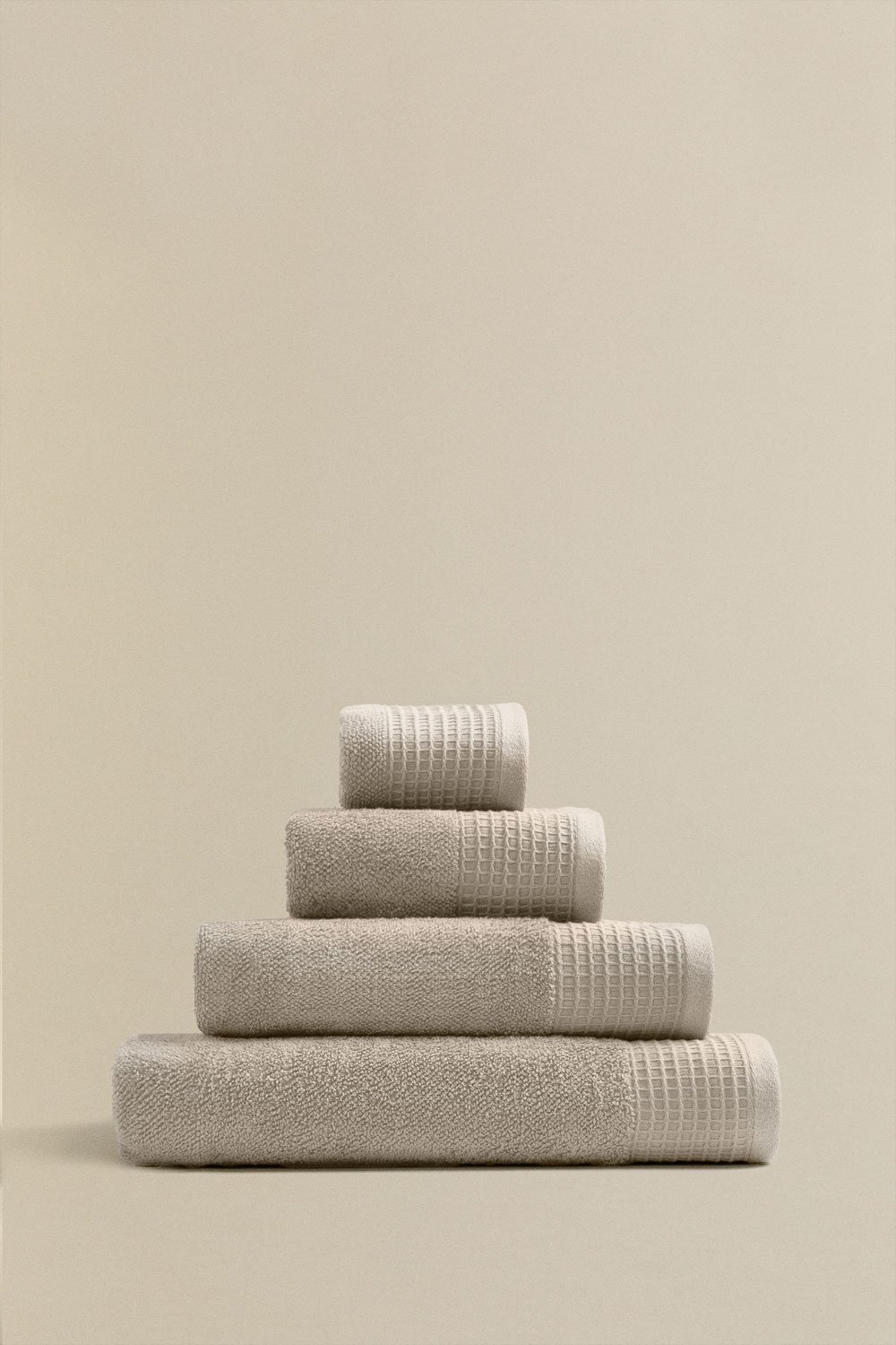 Terry cotton towel with Claritone border - SKLUM