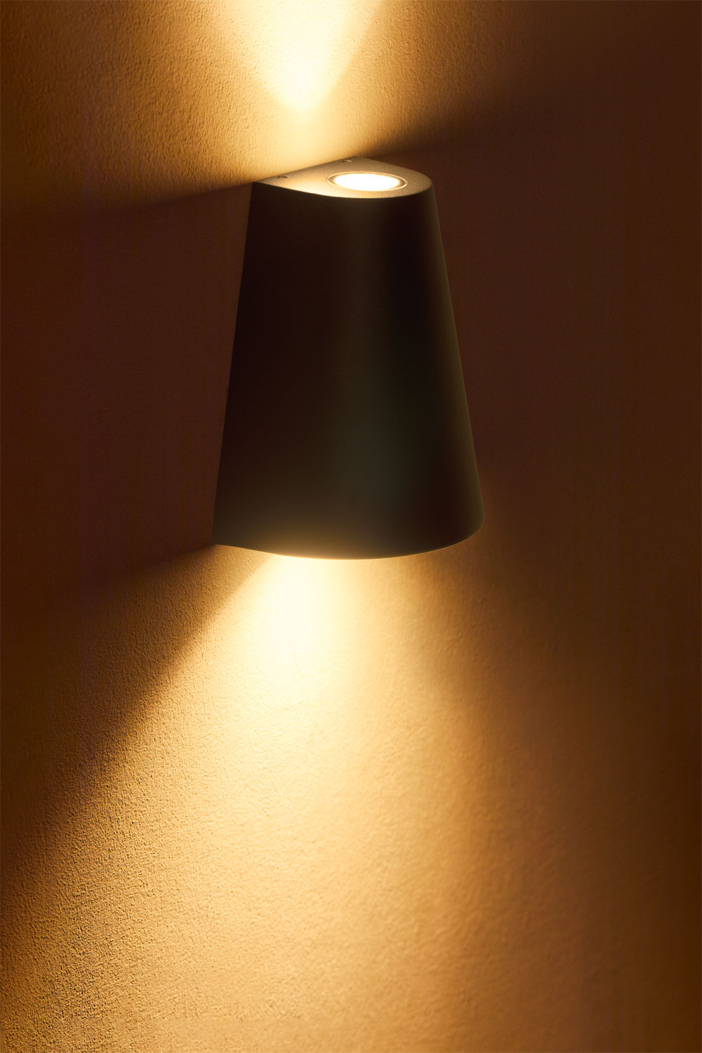 Aluminum outdoor wall light with 2 Sivon light points - SKLUM