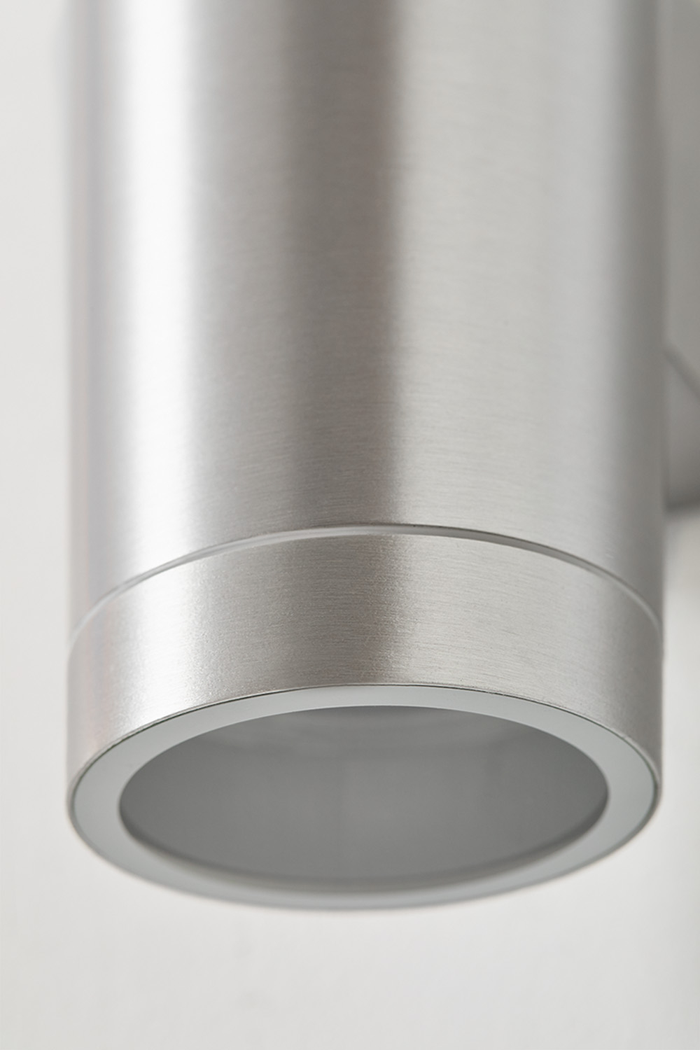 Sileno outdoor wall light in aluminium with 2 light points - SKLUM