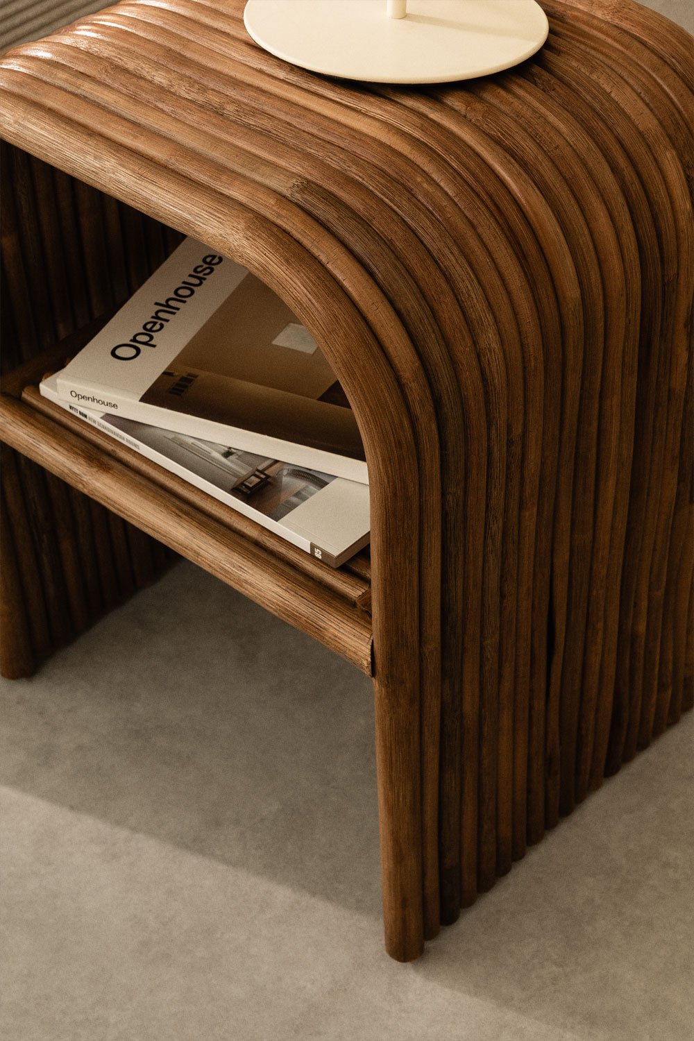 Rectangular rattan side table (35x40 cm) Nolay - SKLUM