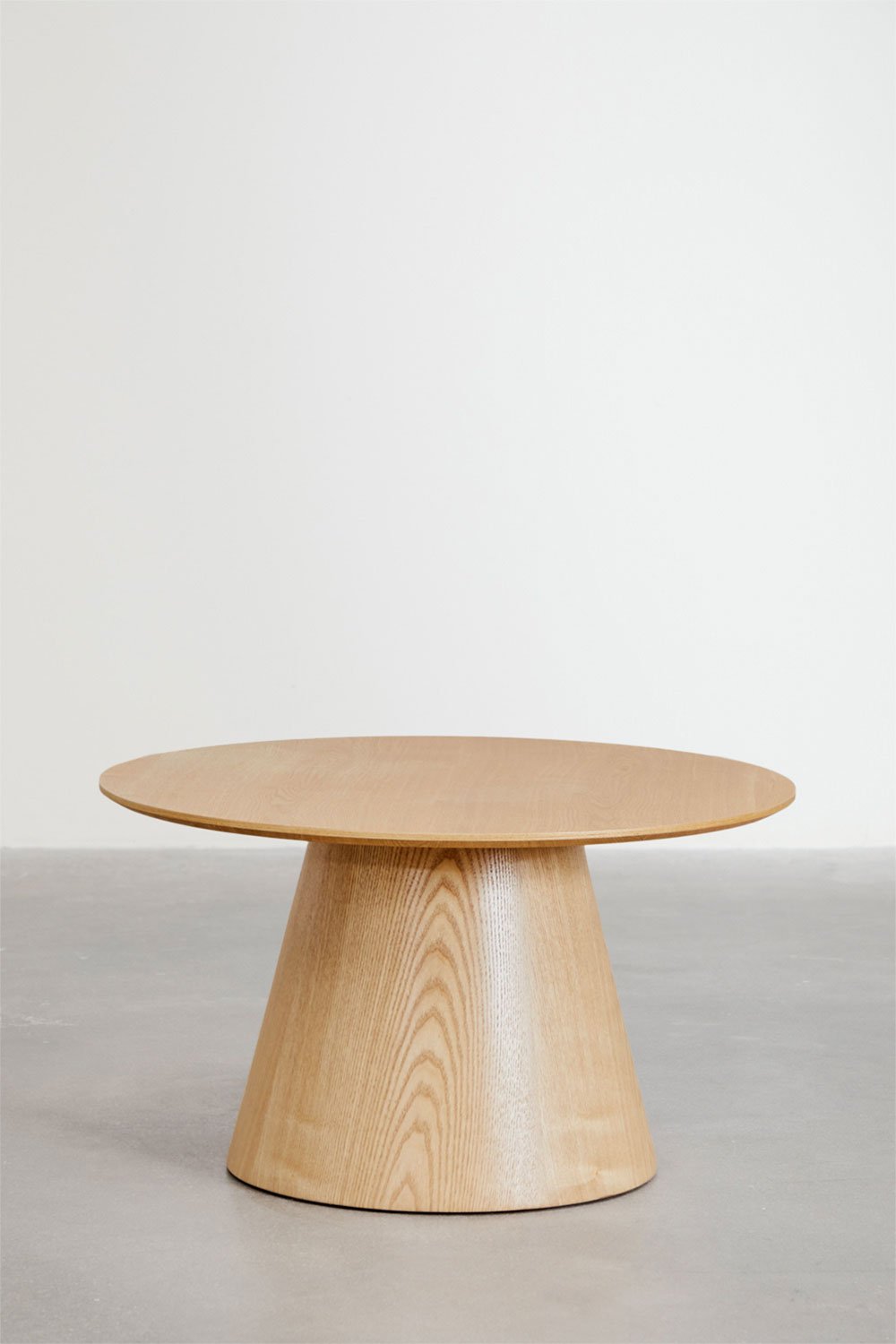 Aura round coffee table Ø80 cm in wood - SKLUM