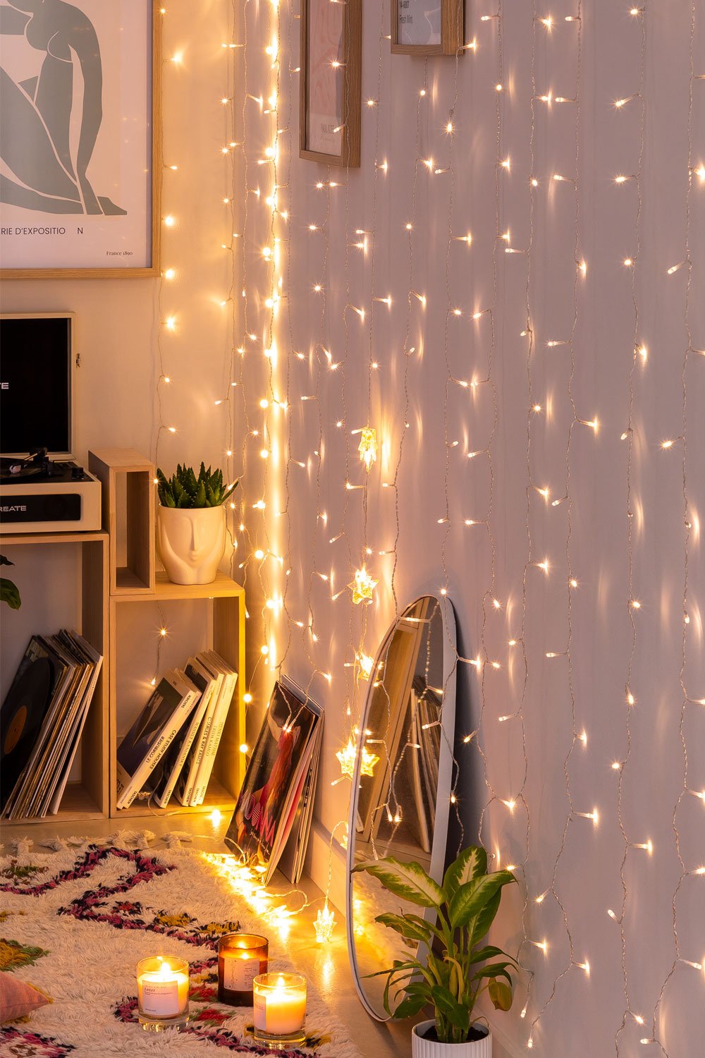 Curtain lights for bedroom store