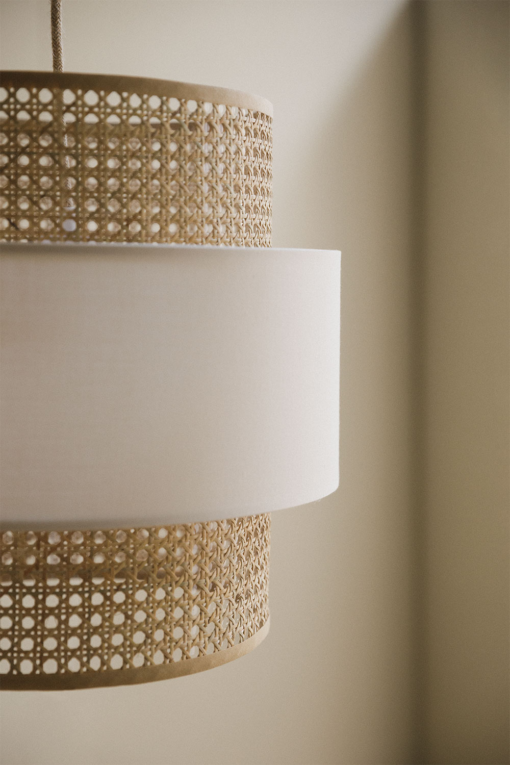 Satu rattan pendant ceiling lamp - SKLUM