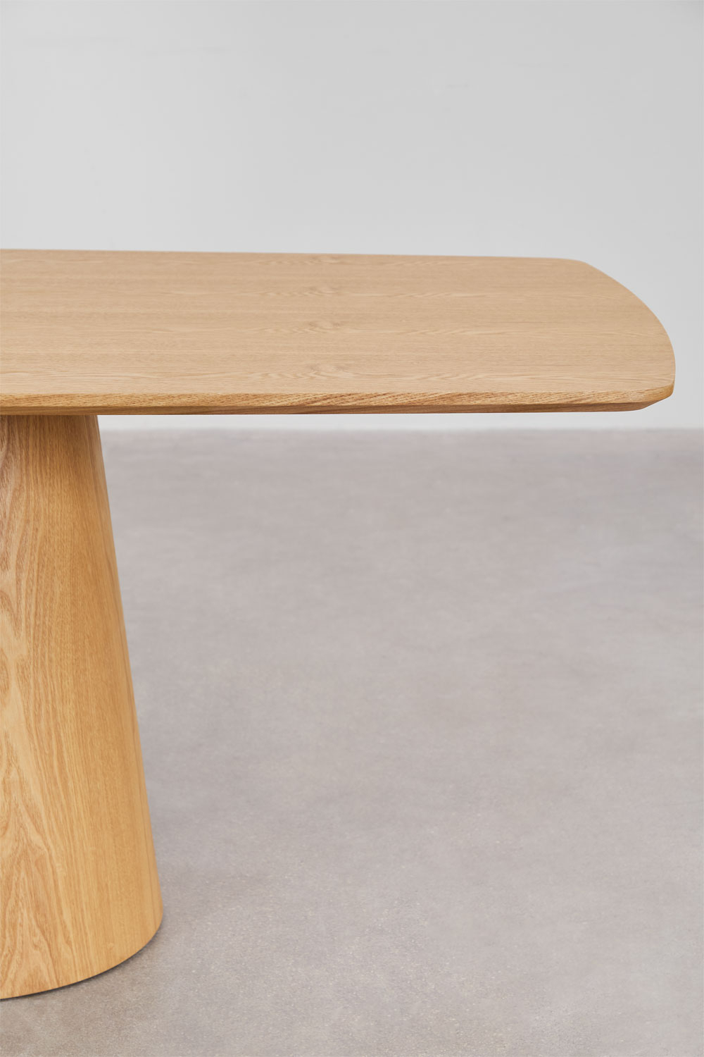 Rectangular dining table 200x100 cm in Aura wood - SKLUM