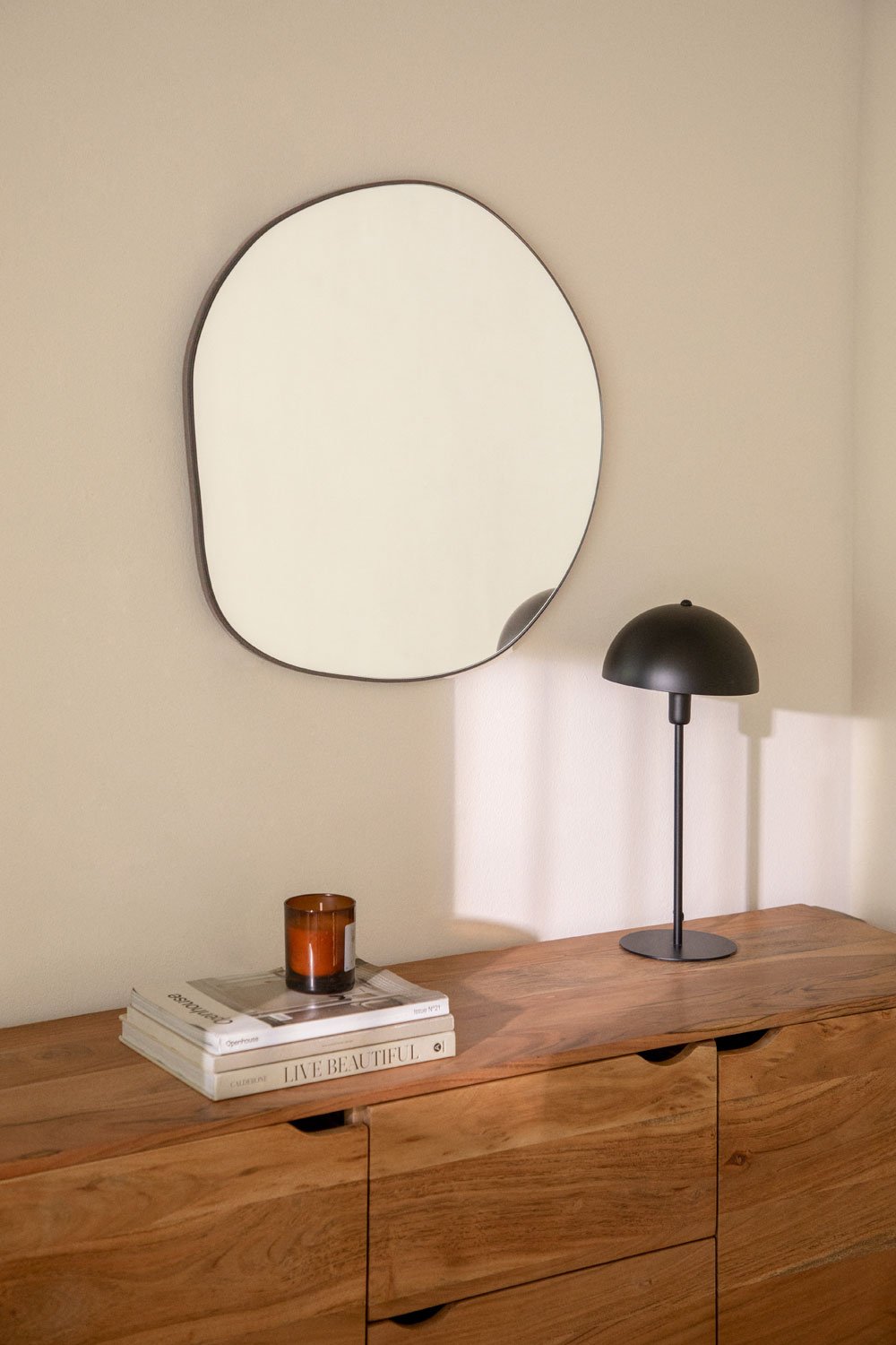 Rasmus 60x60 cm wall mirror - SKLUM