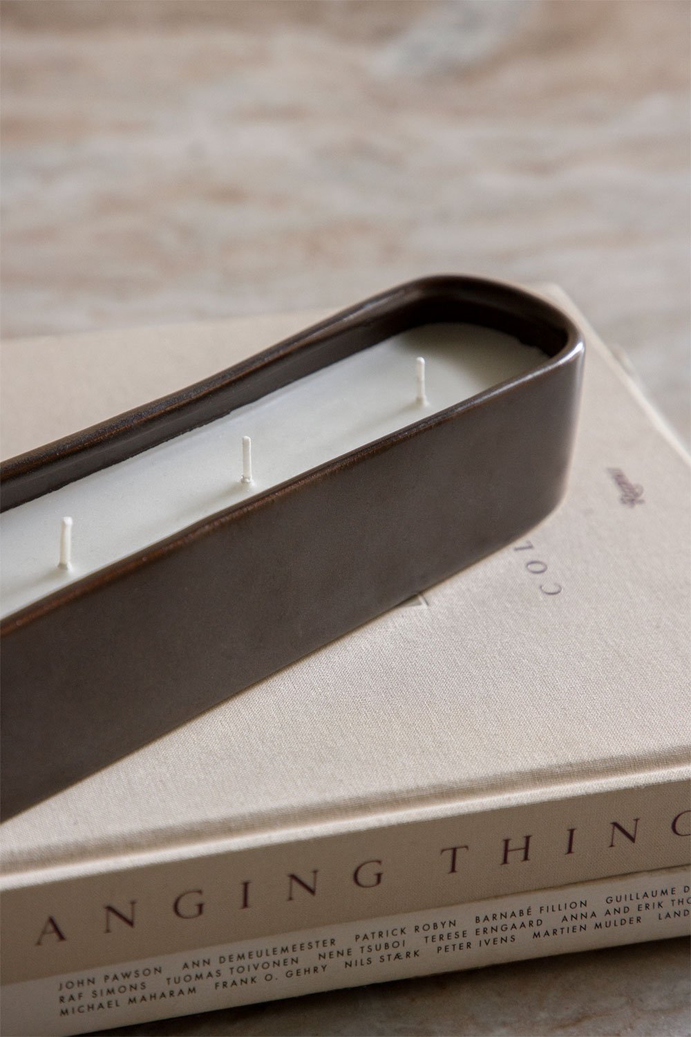 Decorative ceramic candle Kilwa - SKLUM