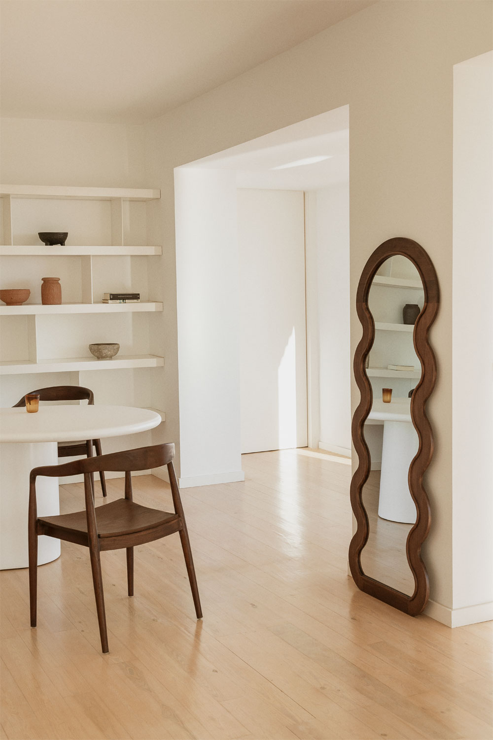 Wall mirror 60x160 cm in Landoi pine wood - SKLUM