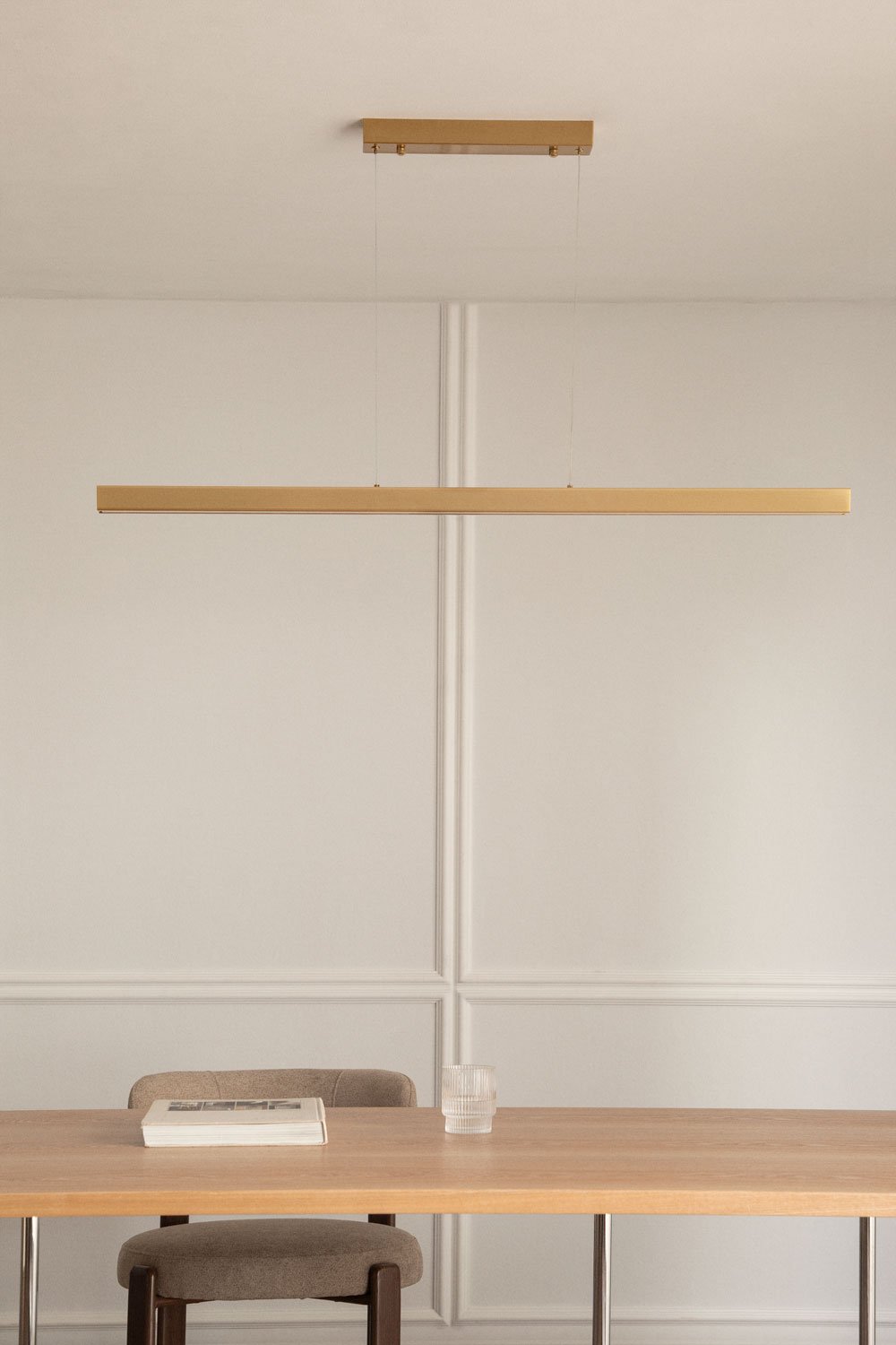 Nilam 120 cm Linear LED Pendant Ceiling Lamp in Metal - SKLUM