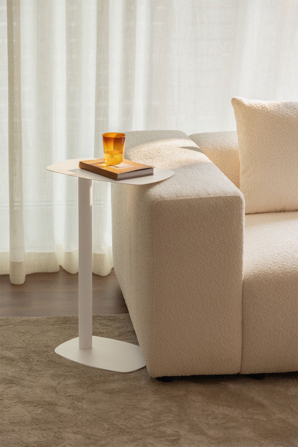 Rectangular side table 40x25 cm in metal Odelia - SKLUM