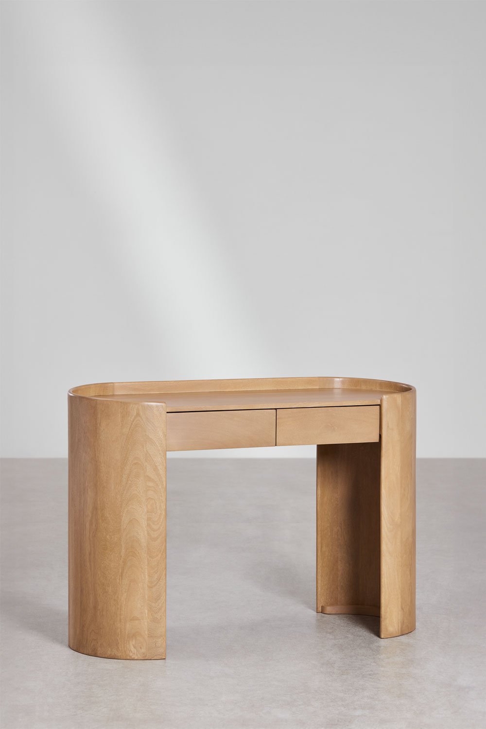 Sidney 120x45 cm mango wood entryway console - SKLUM