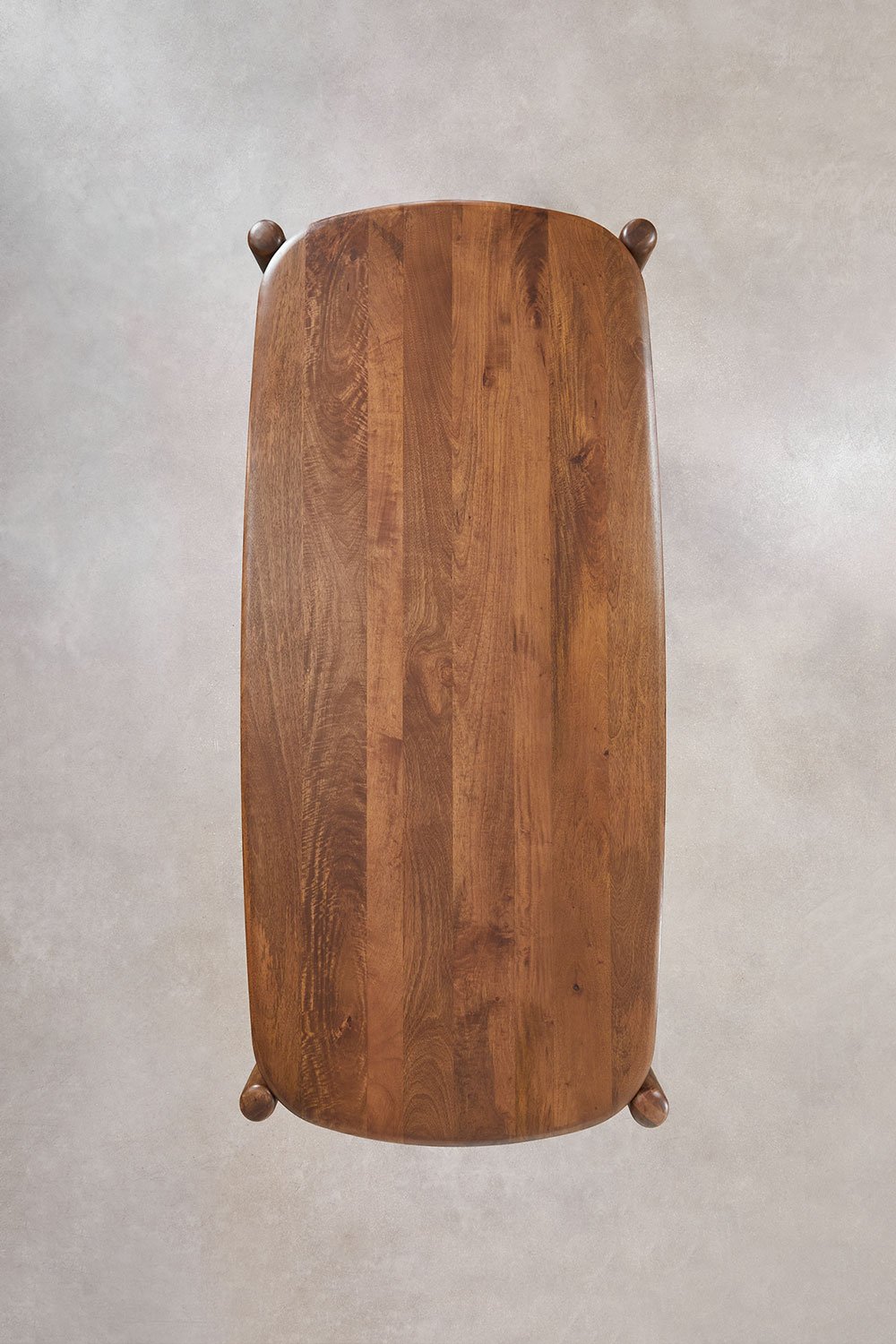 Rectangular dining table 200x90 cm in mango wood Gina - SKLUM