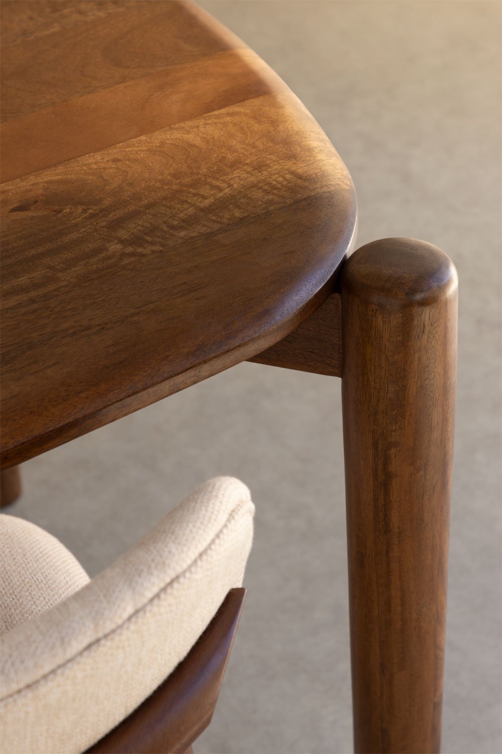 Rectangular dining table 200x90 cm in mango wood Gina - SKLUM