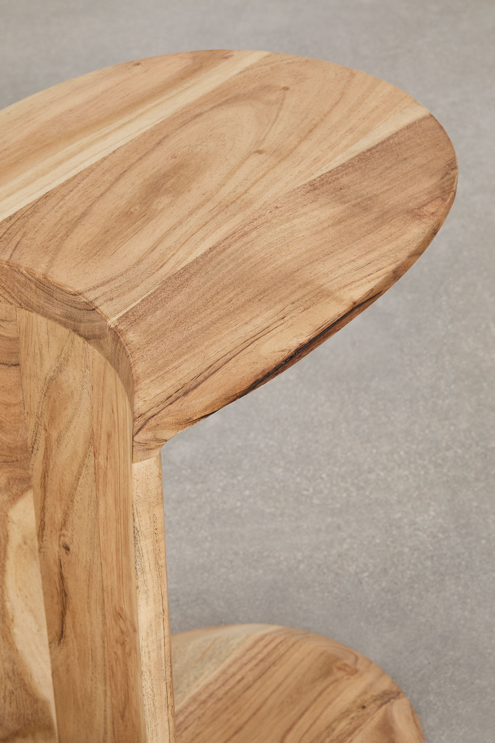 Kenoly wood side table 45x30 cm - SKLUM