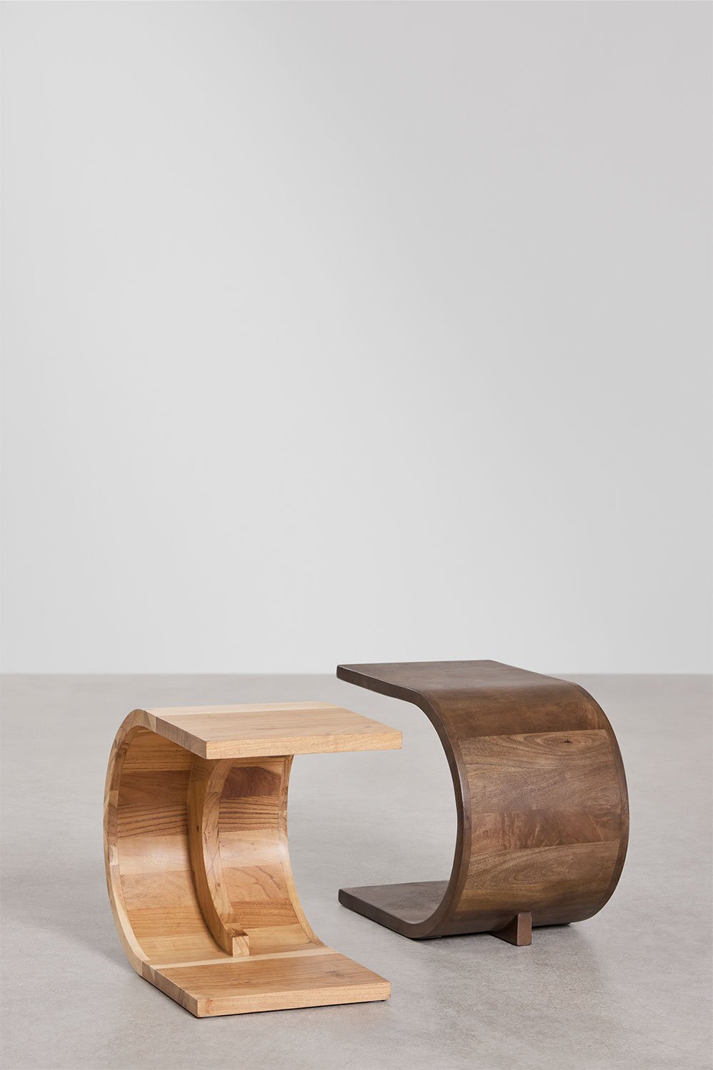 Side table 45x30 cm in Rigi wood - SKLUM