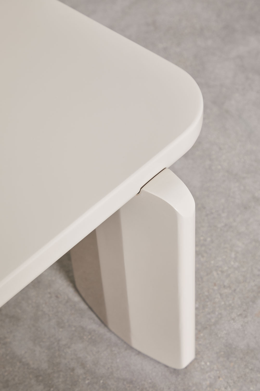 Rectangular coffee table 120x60 cm in Geneva MDF - SKLUM