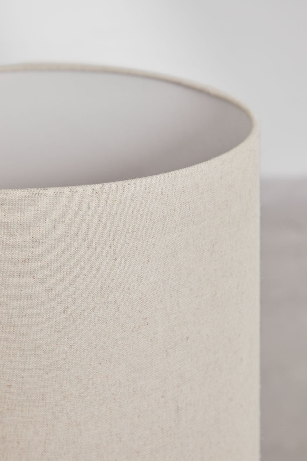Gioura linen and iron floor lamp - SKLUM