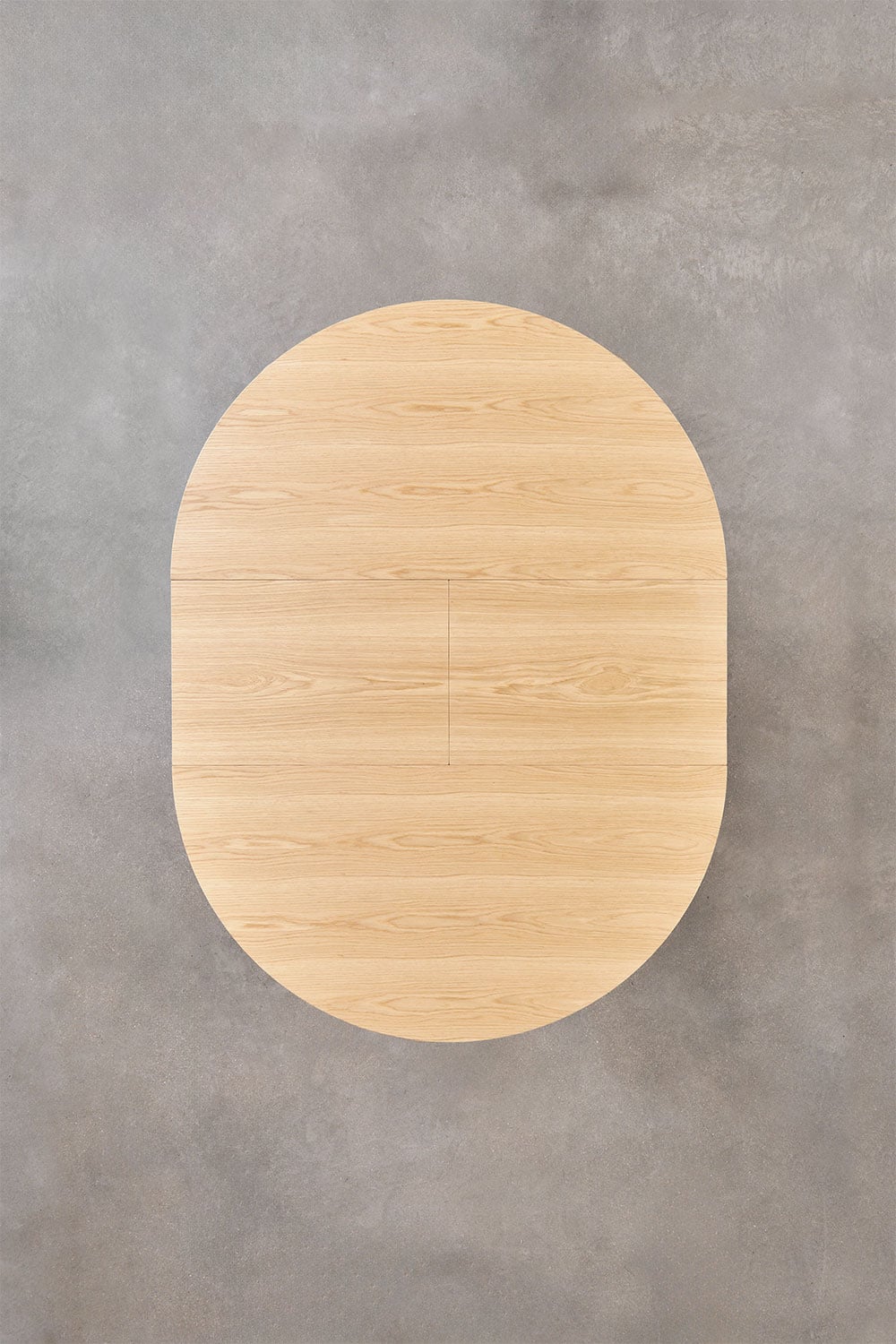 Extendable dining table 120-160x120 cm in MDF and Montana oak veneer ...