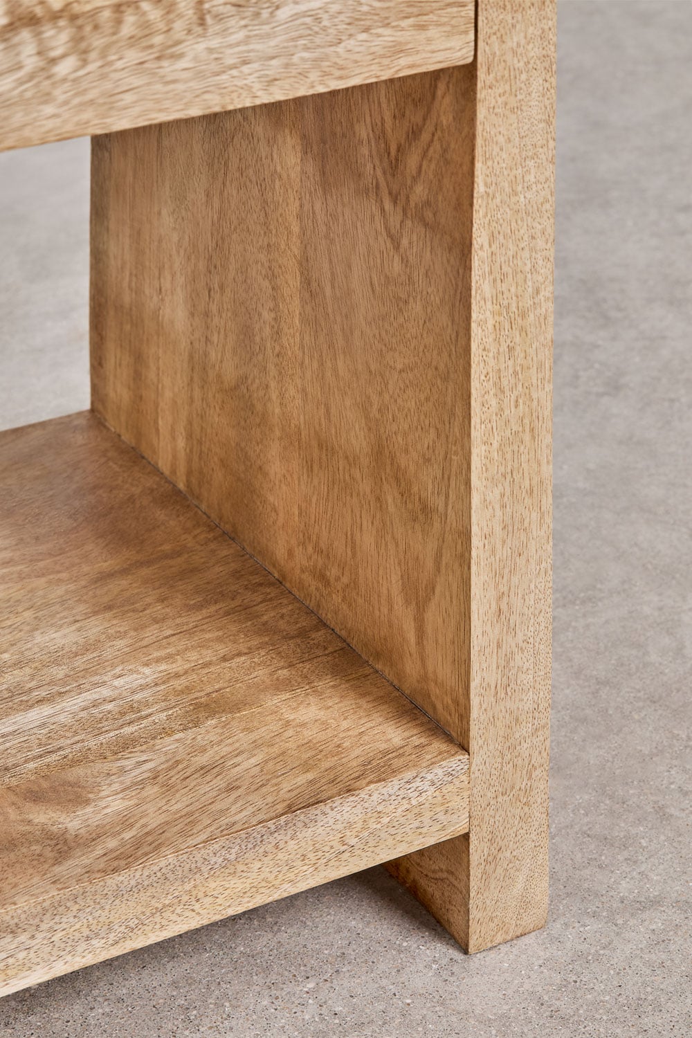 Shelby mango wood and MDF hallway console table - SKLUM