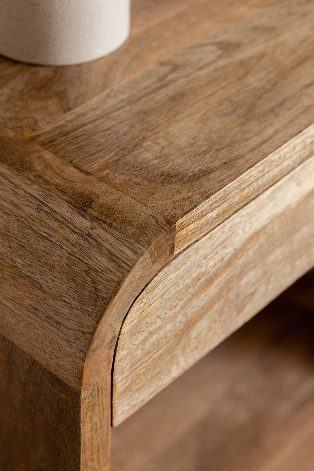 Shelby mango wood and MDF hallway console table - SKLUM