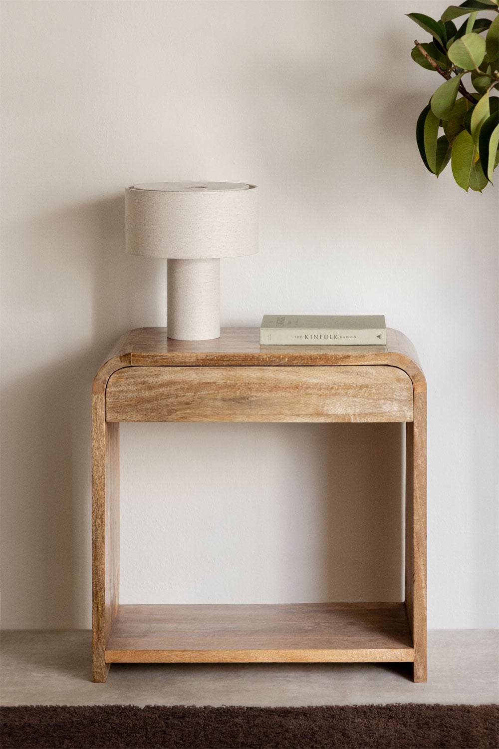 Shelby mango wood and MDF hallway console table - SKLUM