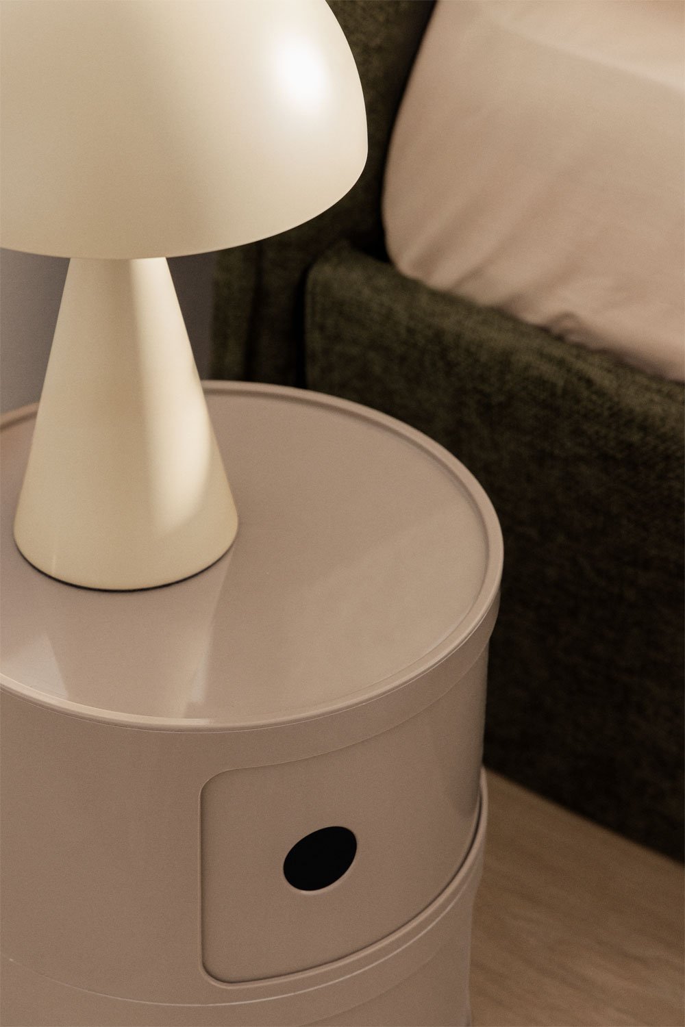 Round bedside table with shelves Babel - SKLUM