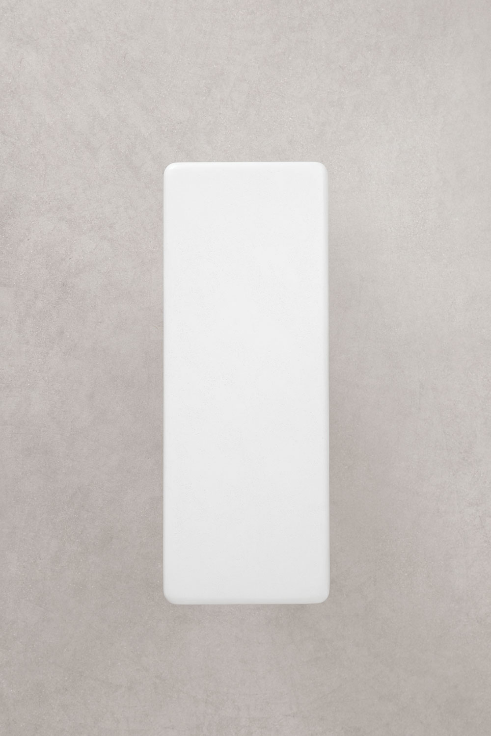 Rectangular 80x30 cm hallway console table in Tiena cement - SKLUM