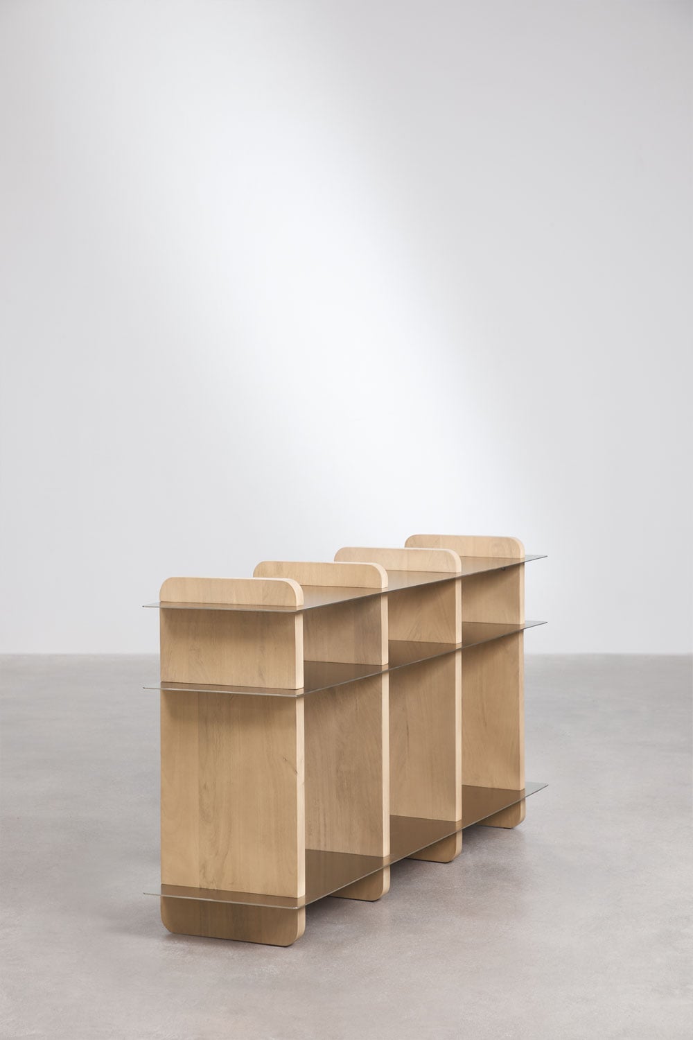 Tokyo 150x40 cm shelf in mango wood and steel - SKLUM